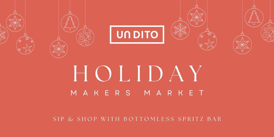 MINI MAKERS MARKET SIP & SHOP POP-UP, Un Dito, Minneapolis, 16 December ...