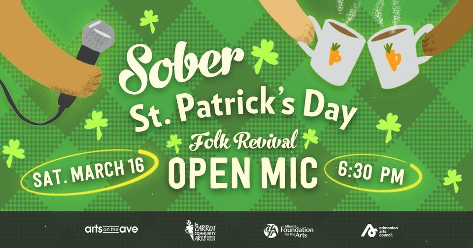 The Carrot Sober St. Patricks Day Open Mic, 9351-118 Avenue , Edmonton ...