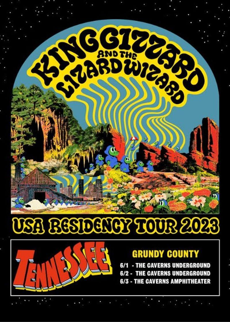 King Gizzard and The Lizard Wizard Camping, Gorge Amphitheatre Camping ...