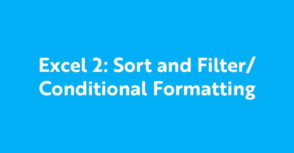 Excel 2 Sort And Filter Conditional Formatting Wichita Public Library Advanced Learning 