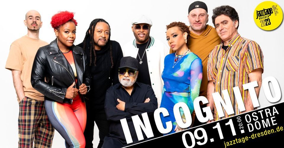Incognito Funk & Soul Night in Dresden, Ostra-Dome, Decin, November 9 ...