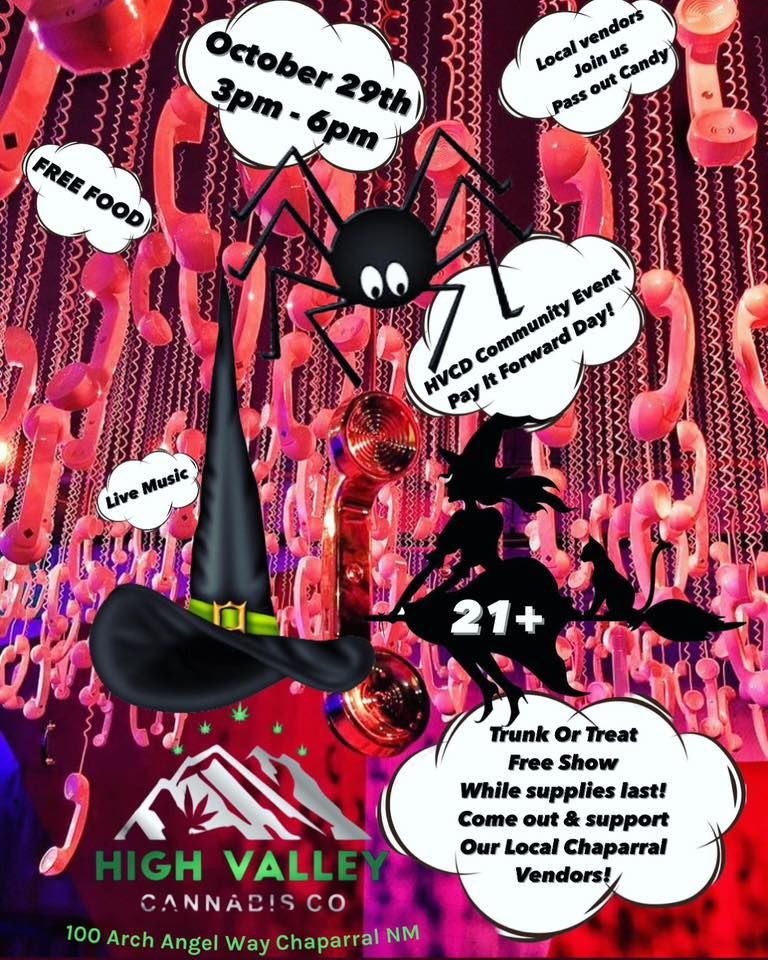 HVCD TRUNK OR TREAT 21+ONLY!, High Valley Cannabis Dispensary, San ...