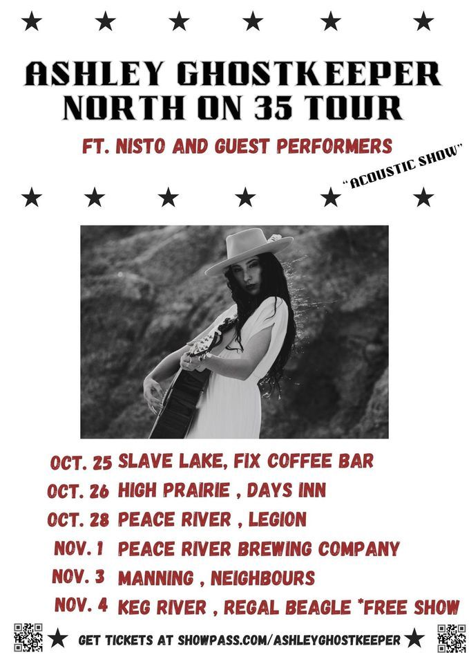 Ashley Ghostkeeper North On 35 Tour / Peace River Legion, Royal ...