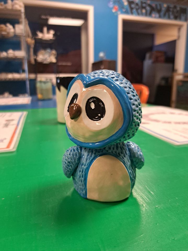 Clay with Justine: Owl Bobbleheads (3rd-8th grades), Angelo's Pottery ...