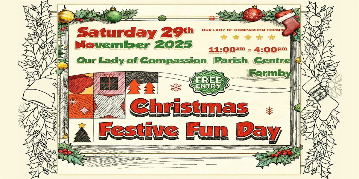 Free Family Christmas Fun Day in Formby | Crafts, Games & Prizes!, Our ...