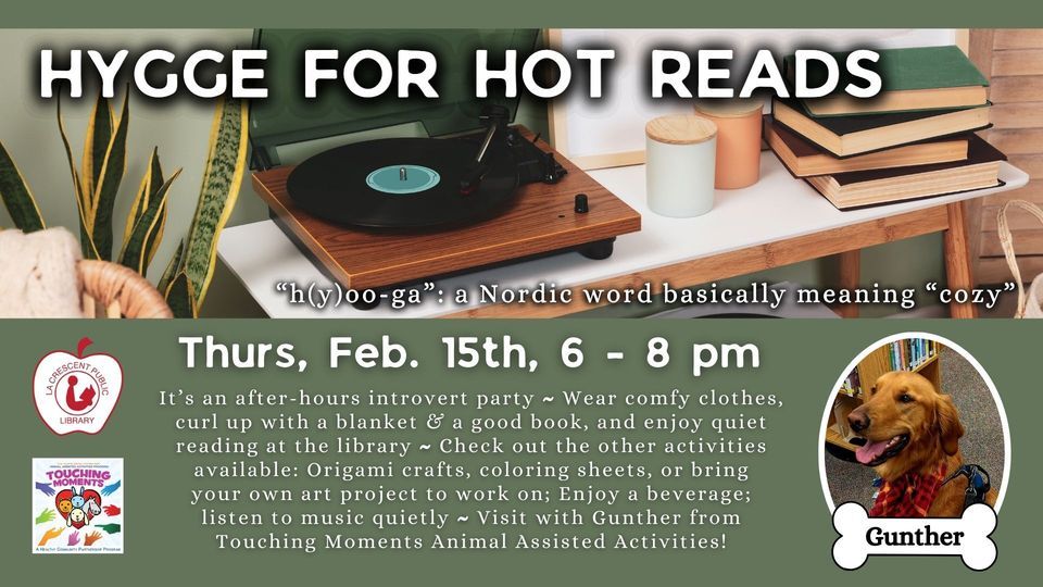 Hygge for Hot Reads - featuring Gunther from Touching Moments, La ...