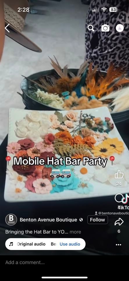 Mobile Hat Bar Party - DIY Felt Brim Hat at Revive Entertainment ...