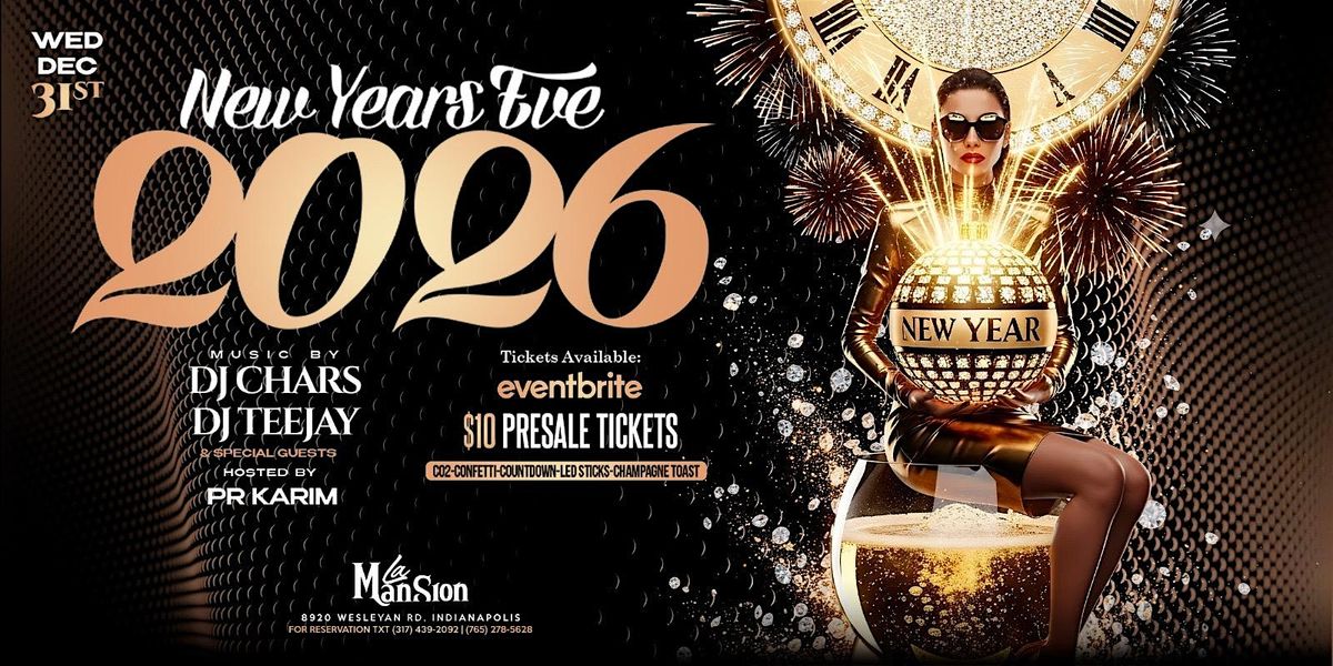NEW YEAR EVE 2026 NOCHE LATINA, La Mansión Mexican Restaurant ...