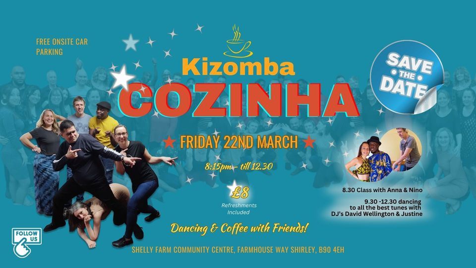 Kizomba Cozinha, Shelly Farm Community Centre, Solihull, 22 March to 23 ...