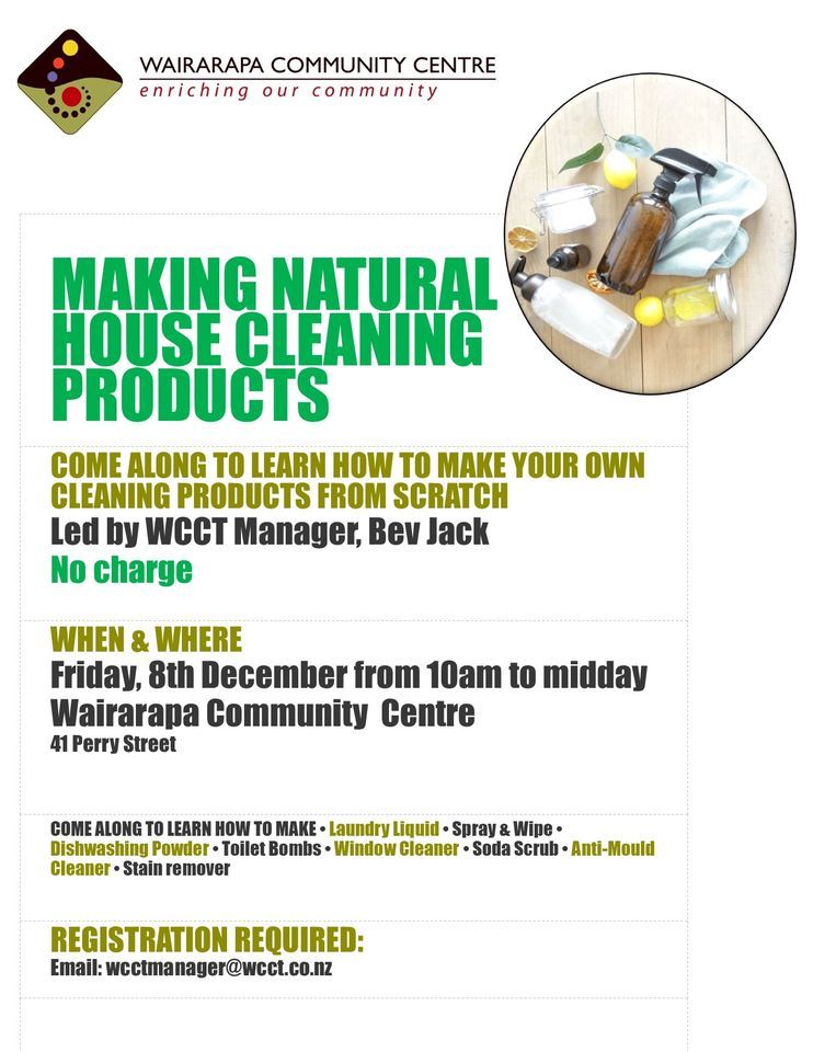 Making Natural Cleaning Products, 41 Perry St, Masterton 5810, New ...