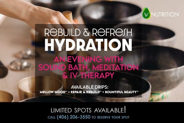 Rebuild and Refresh Hydration - An evening with Sound Bath Therapy ...