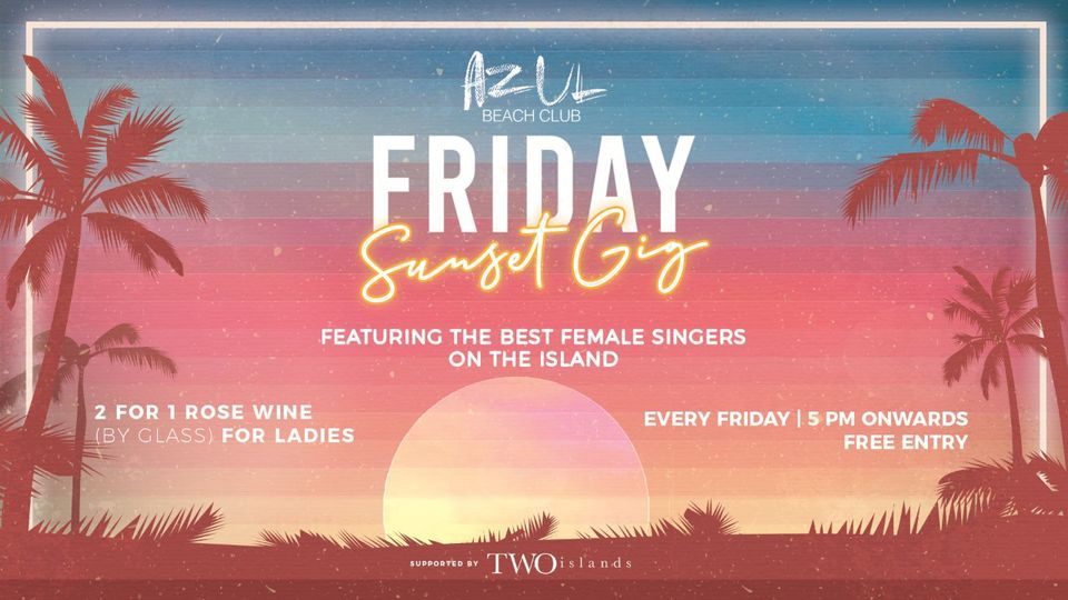 Friday Sunset Gig, Azul Beach Club Bali, Mengwi, 1 December 2023 ...