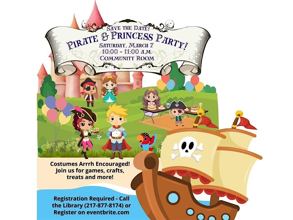 Pirate and Princess Party/Childrens Event, Forsyth Public Library, 7 ...