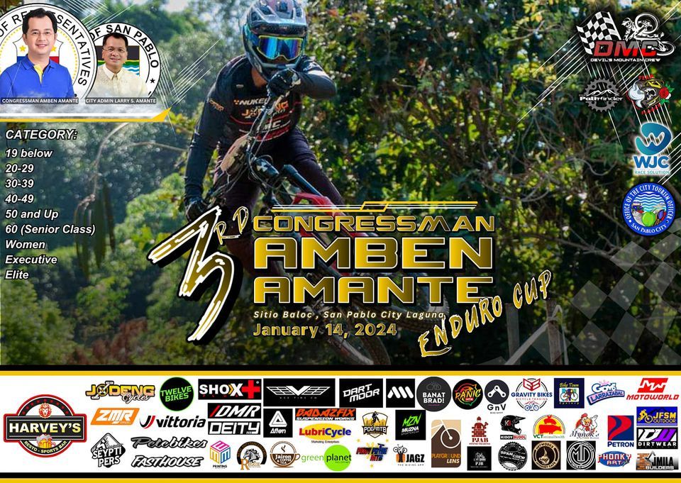 3rd Congressman Amben Amante Enduro Cup , Baloc Trail, San Pablo ...