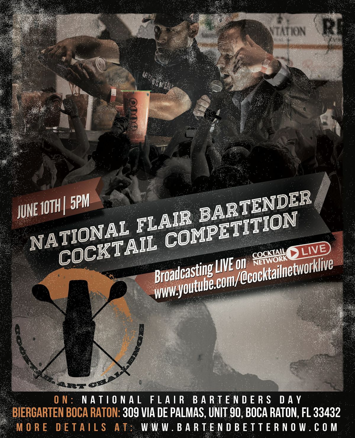 Cocktail Art Challenge 2026, Biergarten, Boca Raton, 7 June to 9 June ...