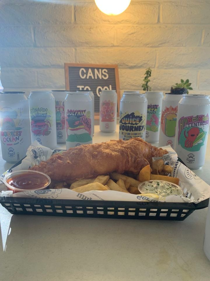 Scrumptious Fish & Chips @ Humble Sea Brewery, Humble Sea Brewing Co ...