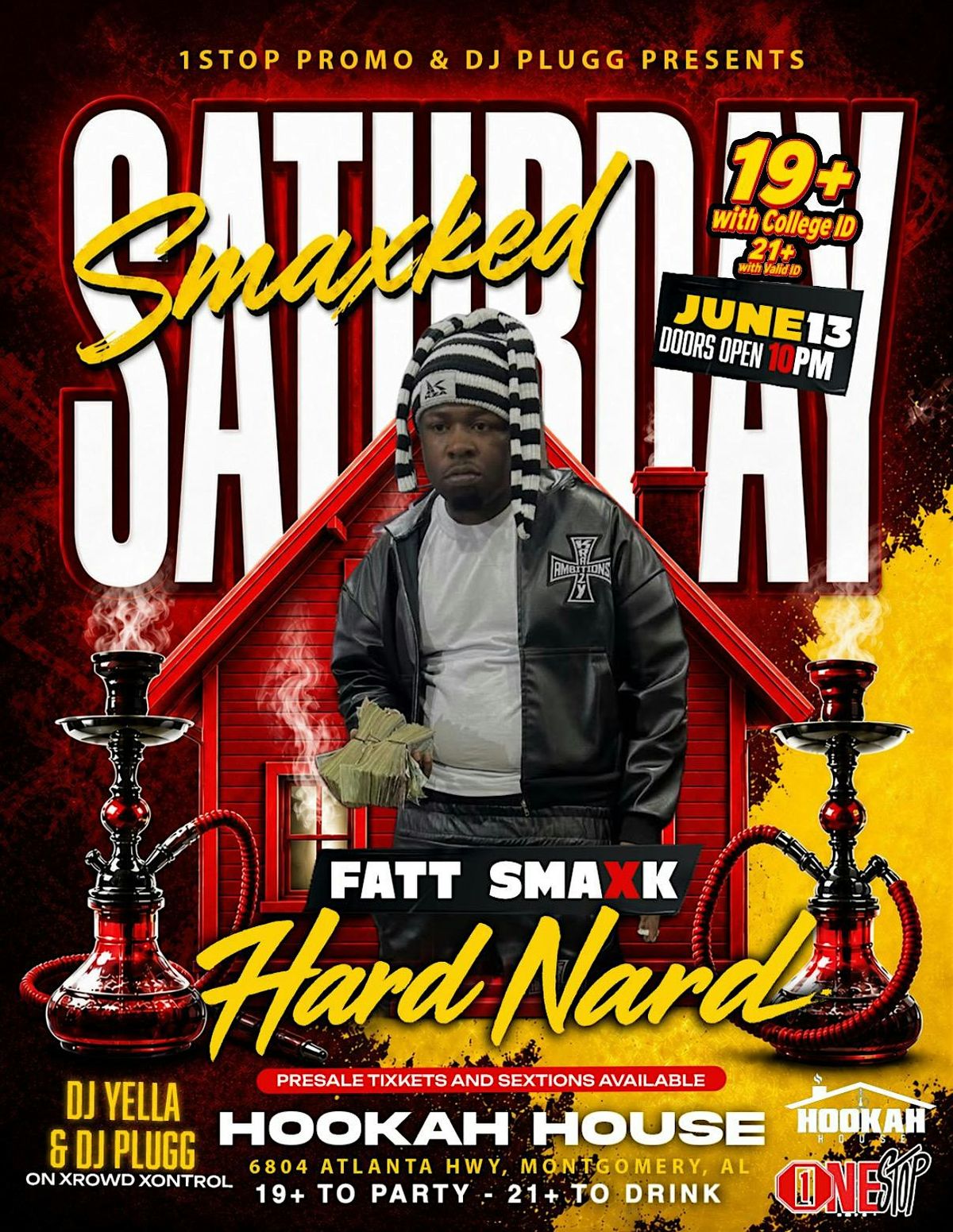 Hard Nard Performing Live, Hookah House, Montgomery, 13 June 2026 ...