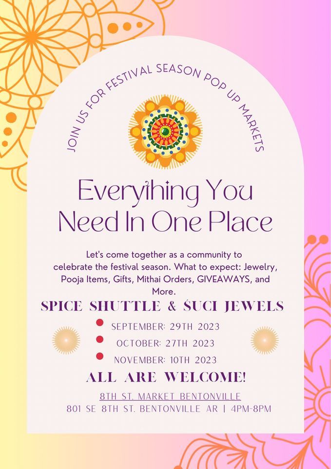 Festival Bazaar - Dhanteras Edition , Spice Shuttle - A North Indian ...