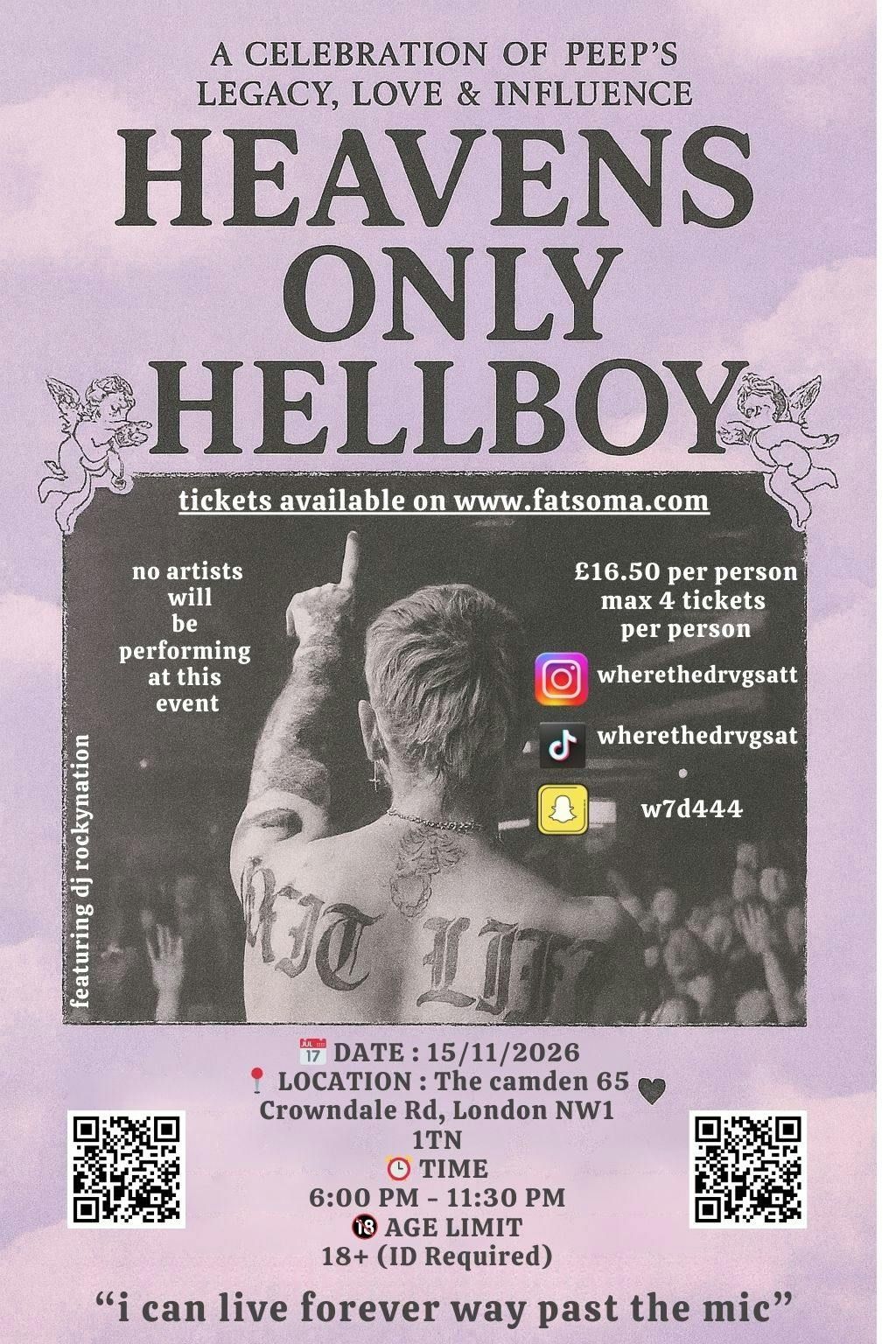 lil peep memorial show 2026 – Things to Do in London | AllEvents