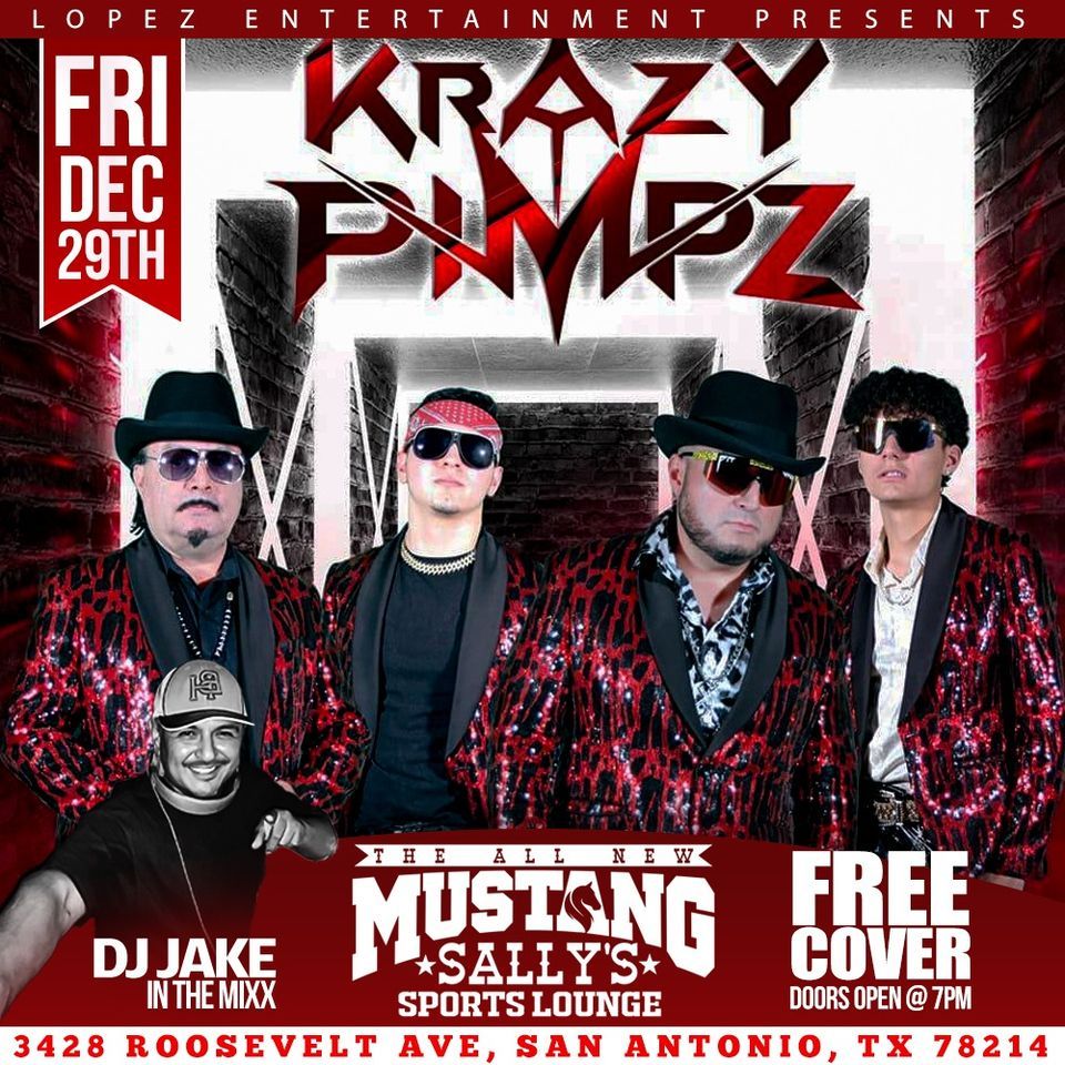 Da Krazy Pimpz LIVE , Mustang Sally's, San Antonio, 29 December 2023 ...