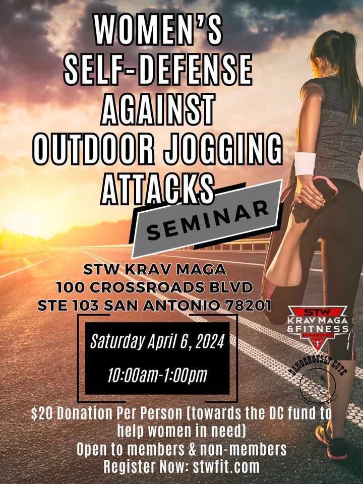 Womens Self Defense Against Jogging Attacks , STW Krav Maga Self ...
