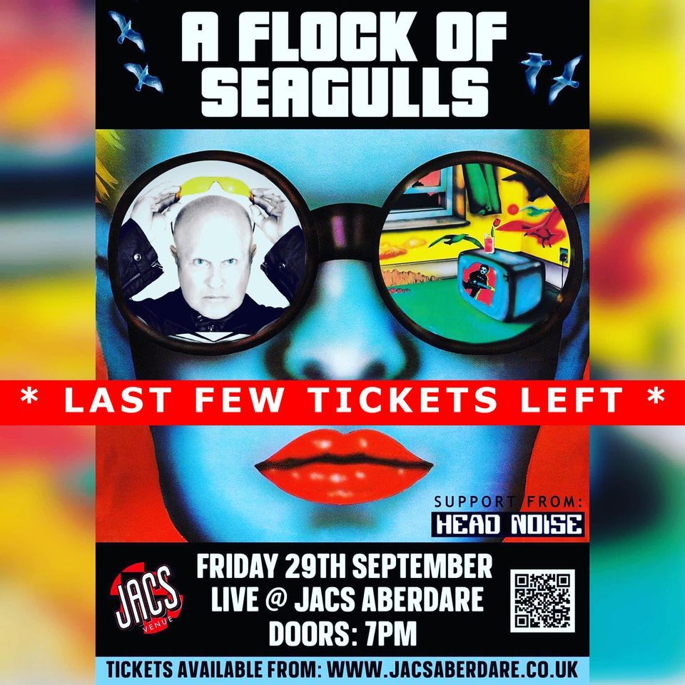 * LAST FEW TICKETS * A Flock Of Seagulls @ Jacs Aberdare, Jacs Aberdare ...