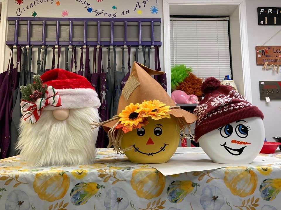 Scarecrow, Santa, Snowman head 6p $20, Crafty Workshop and Gifts ...