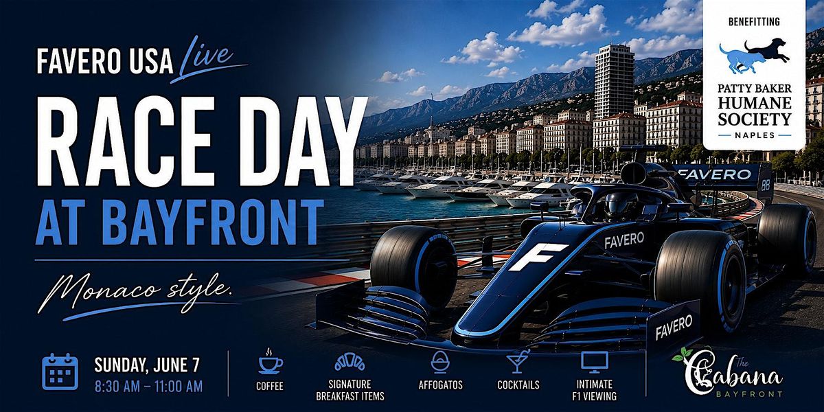 Favero Live: Race Day at Bayfront - Formula 1 Watch Party - Monaco ...