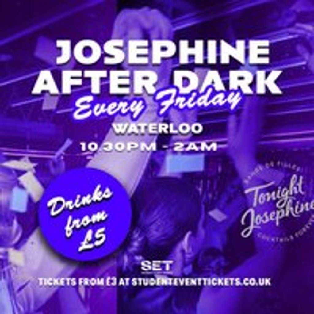 Josephine After Dark @ Tonight Josephine Waterloo - Every Friday ...