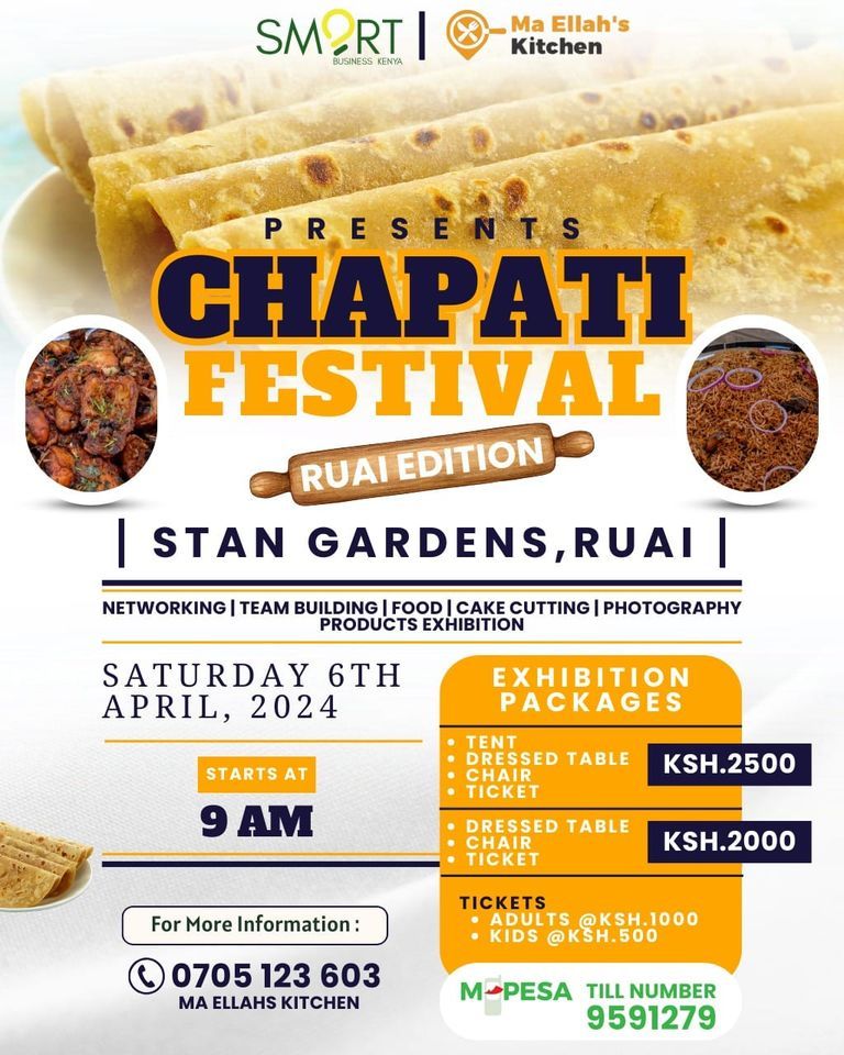 SBK CHAPATI FESTIVAL RUAI EDITION , Ruai-Ruiru ByPass, Nairobi, 6 April ...