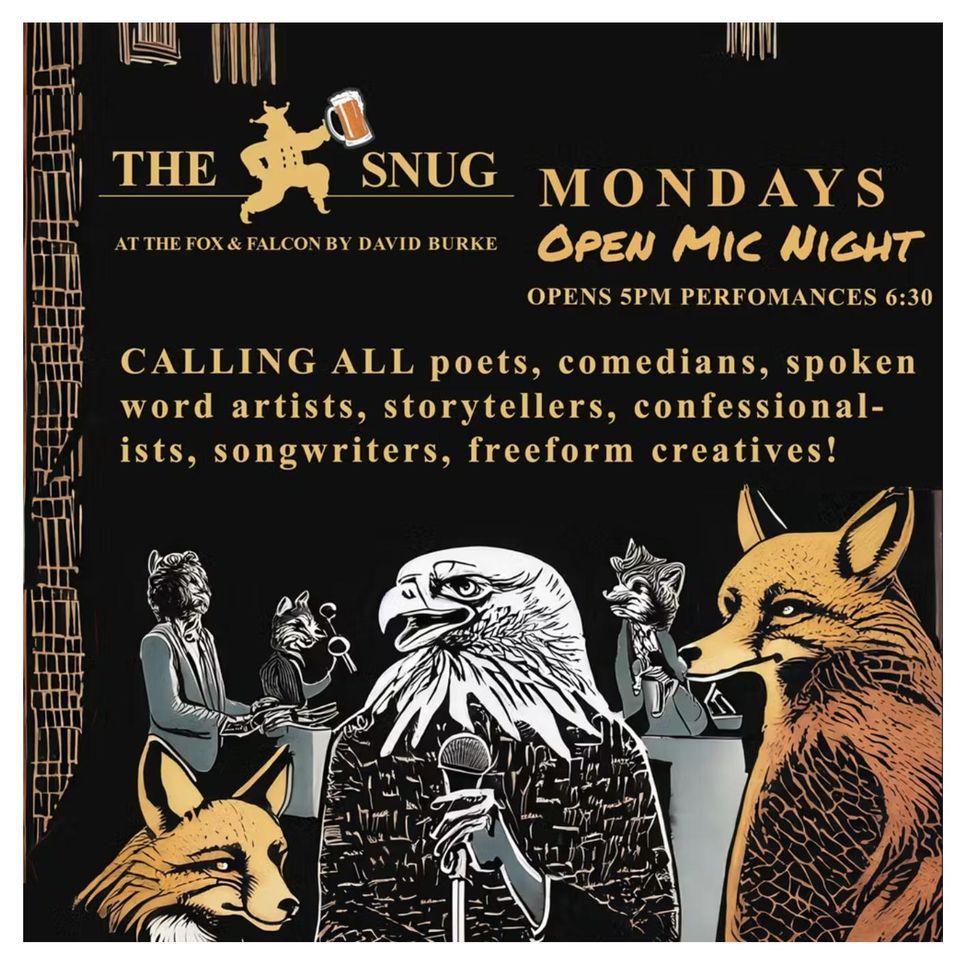 MONDAYS X Open Mic Night At the Fox & Falcon by David Burke, The Fox ...