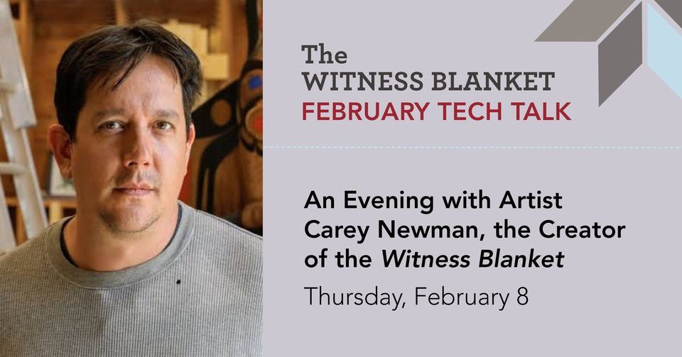 TALK TECH: An evening with Artist Carey Newman, the Creator of the ...
