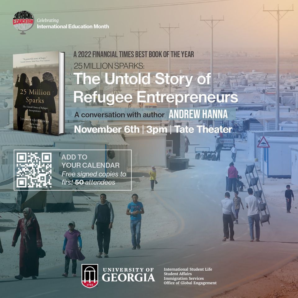 The Untold Story of Refugee Entrepreneurs, Tate Student Center, Athens ...