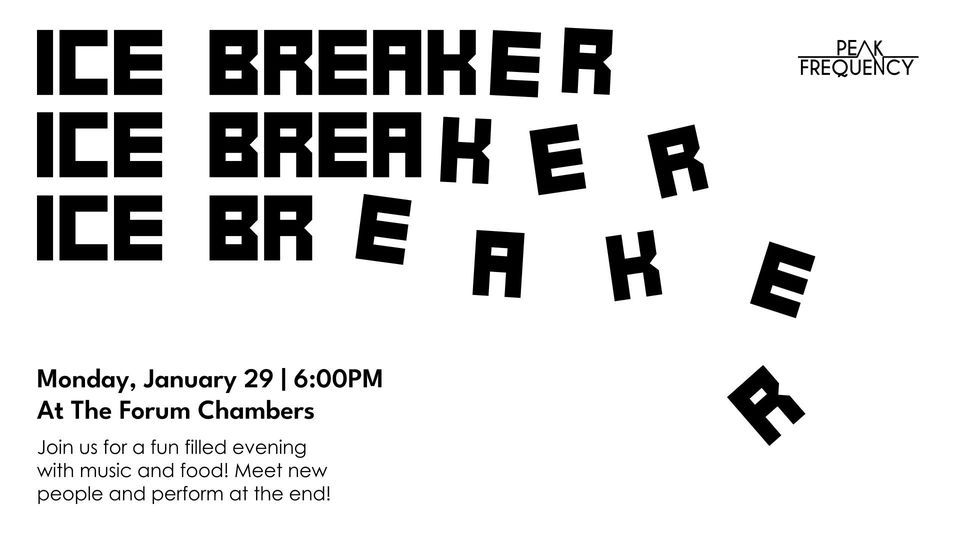 Icebreaker, SFU Burnaby Mountain, January 29 2024 | AllEvents.in