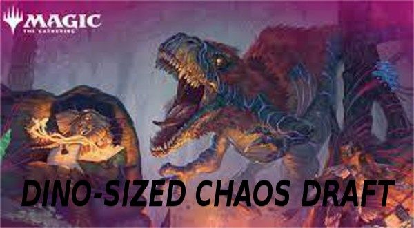 Dino-Sized Chaos Draft, Golden Eagle Comics & Games, Blandon, December ...