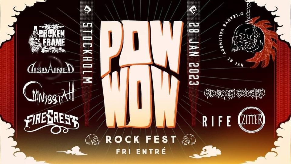 Enemy Awake live at Pow Wow Rock Fest at Olerys in Vällingby Stockholm ...