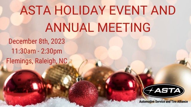 ASTA Holiday Event and Annual Meeting, Fleming’s Prime Steakhouse ...