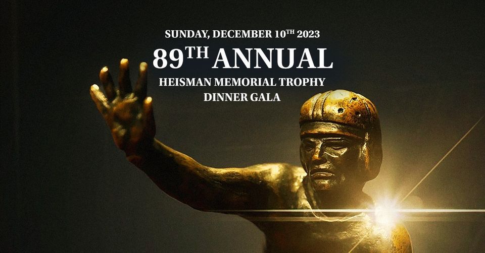 89th Annual Heisman Memorial Trophy Dinner Gala, New York Marriott ...