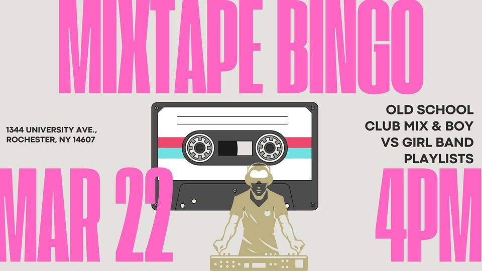 Mixtape Bingo -- Old School Club Mix & Boy vs Girl Band, Mullers Cider House, Rochester, 22 ...