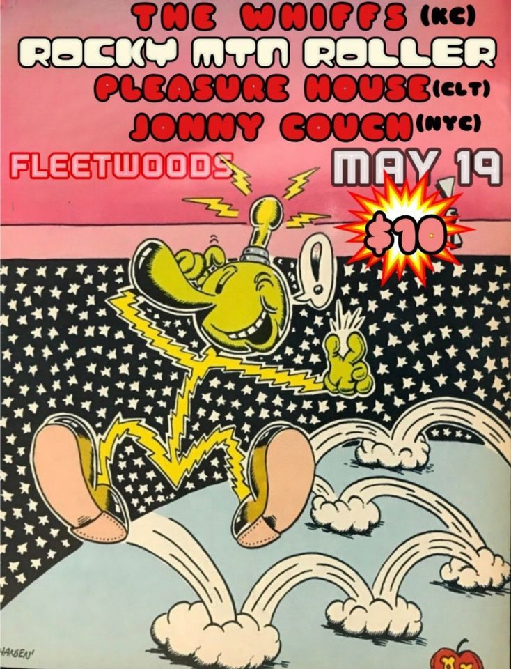 The Whiffs//Rocky MTN Roller//Pleasure House//Jonny Couch, Fleetwood's ...