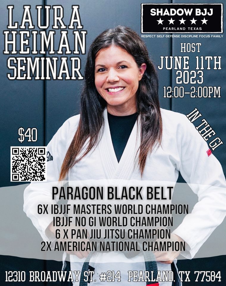 Laura Heiman Seminar, Shadow BJJ - Shadow Creek Brazilian Jiu Jitsu ...