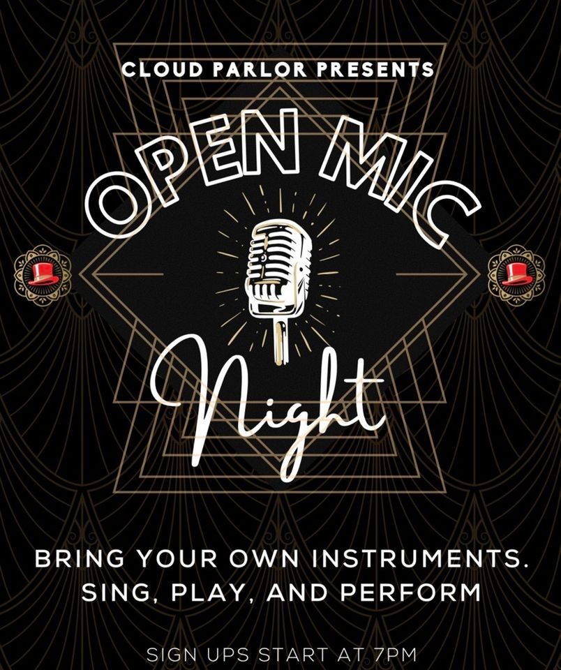 Open Mic, Cloud Parlor Speakeasy Cafe, Cocoa Beach, 30 November 2023 ...