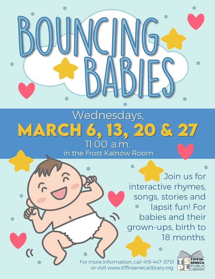 Bouncing Babies, Tiffin-Seneca Public Library, 6 March 2024 | AllEvents