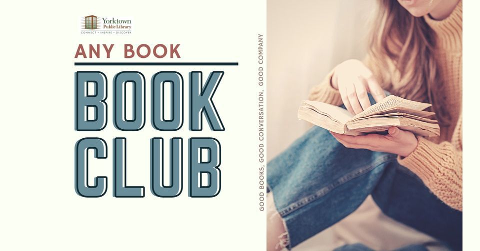Any Book Book Club, Yorktown Public Library, December 20 2023 ...
