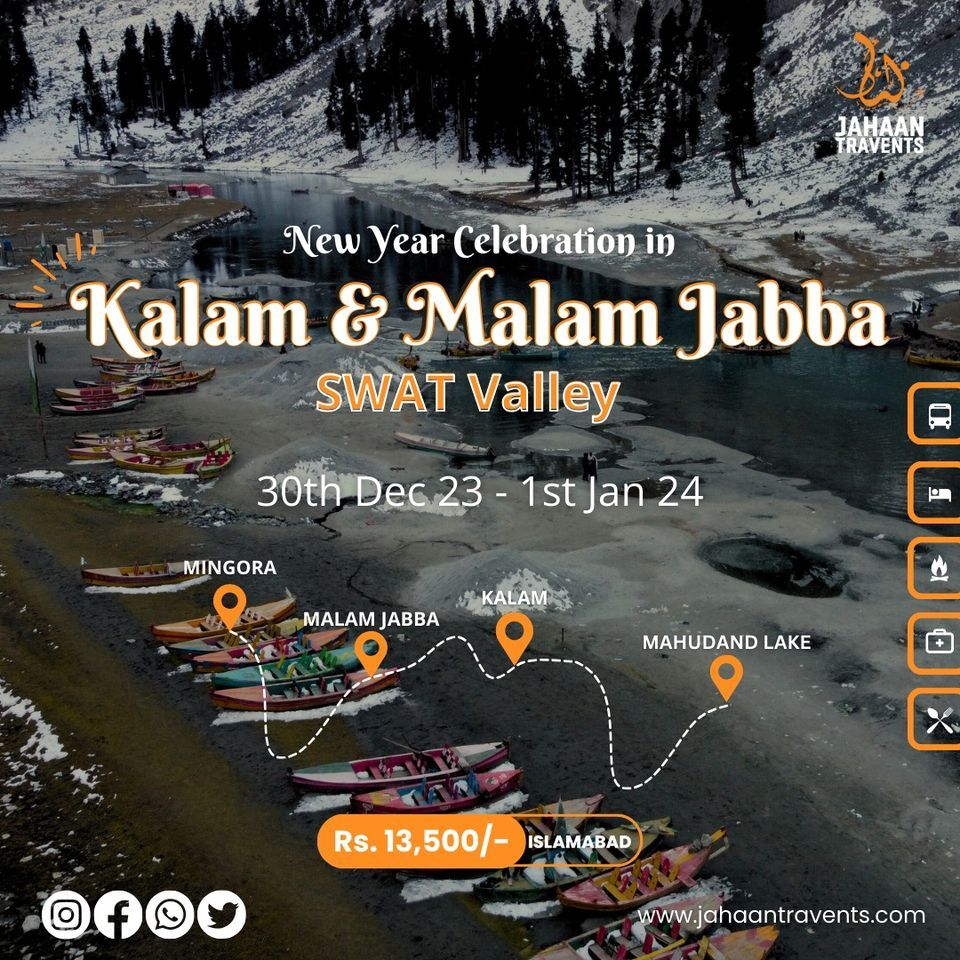 Celebrate New Year in Swat Valley, Swat Valley, Mardan, 30 December to ...
