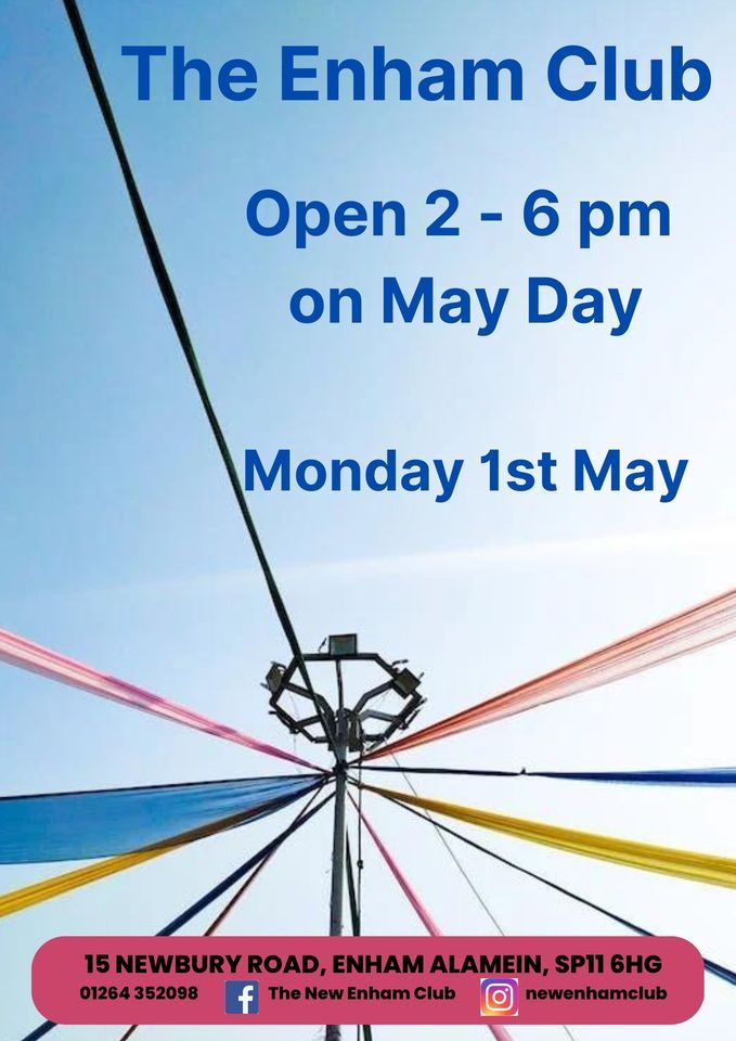 May Day Bank Holiday, The New Enham Club, Newbury, May 1 2023 ...