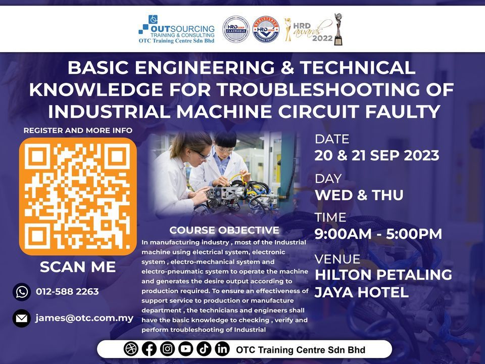 BASIC ENGINEERING & TECHNICAL KNOWLEDGE FOR TROUBLESHOOTING OF INDUSTRIAL MACHINE CIRCUIT FAULTY ...