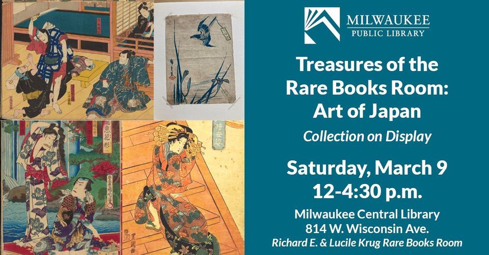 Treasures of the Rare Books Room: Art of Japan, Milwaukee Central ...