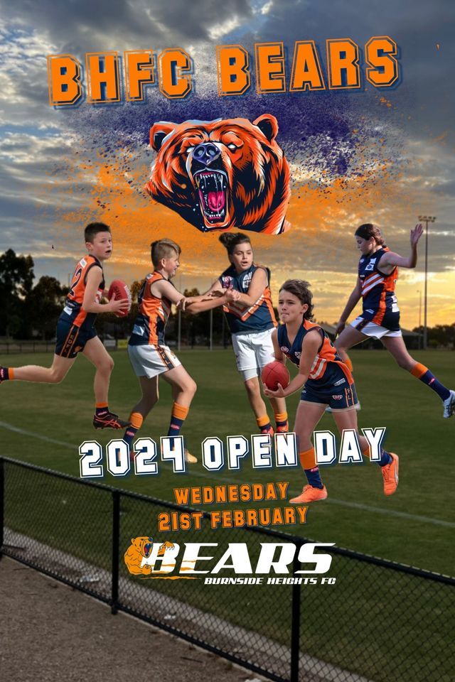 Bears 2024 Open Day, Burnside Heights Football Club, Deer Park, 21 ...