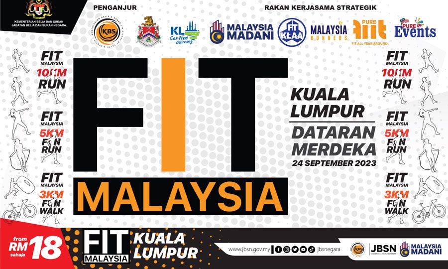 Larian FITMalaysia Kuala Lumpur 2023, Dataran Merdeka, Kuala Lumpur, 24 ...